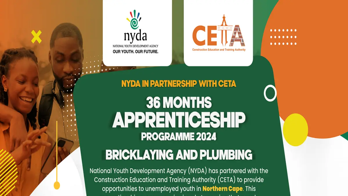 NYDA 36 Months Apprenticeship Programme 2024 - Bricklaying And Plumbing ...
