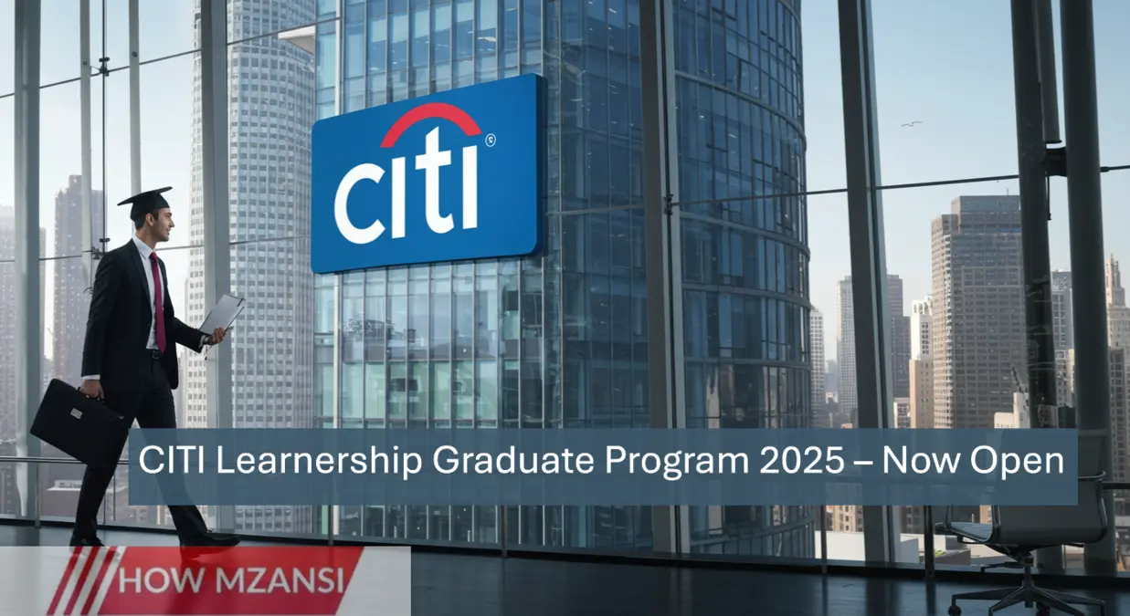 CITI South Africa Learnership Graduate Program 2025 – Now Open For ...