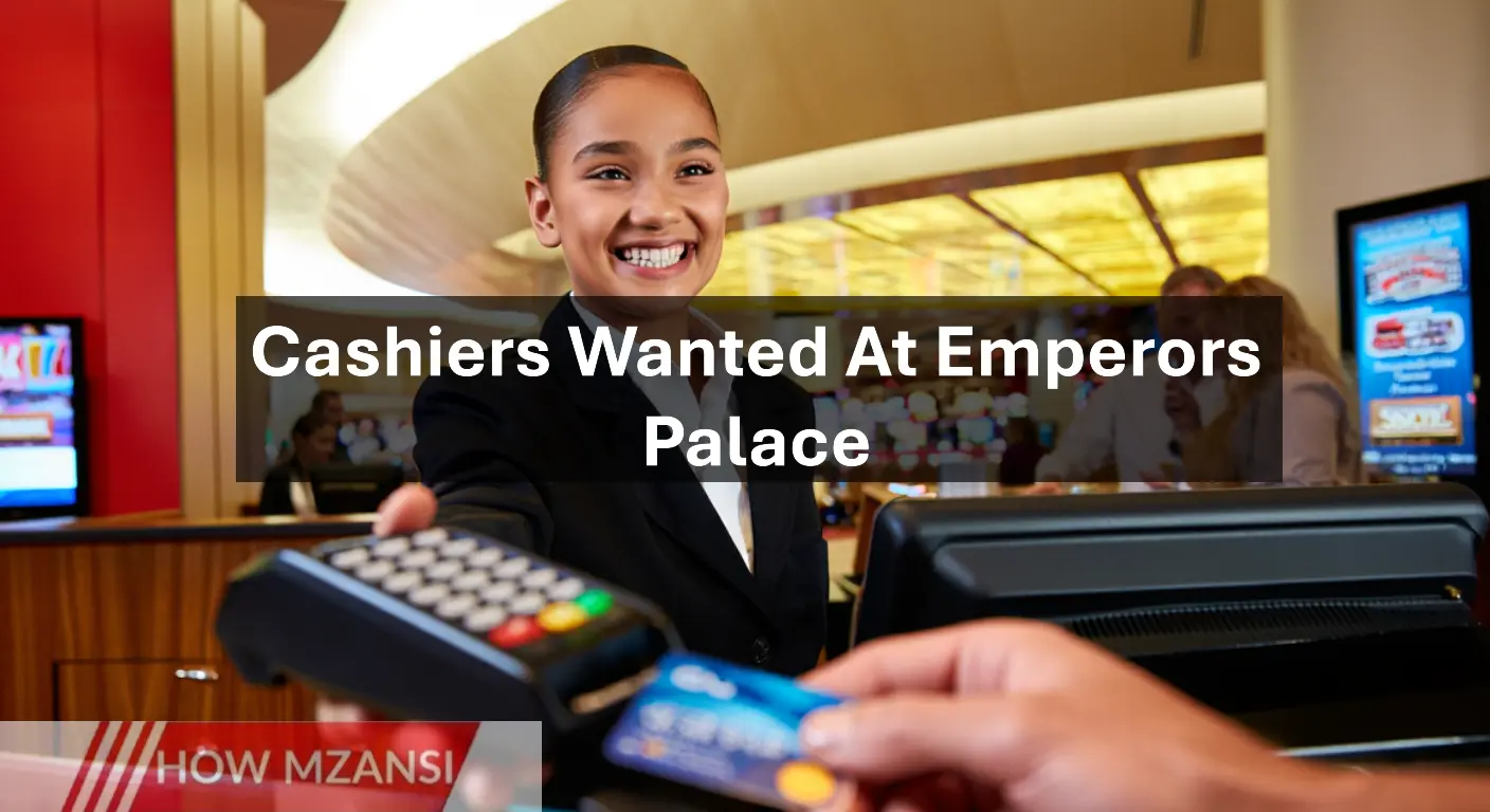 Peermont Global Is Hiring Cashiers At Emperors Palace – No Degree Needed