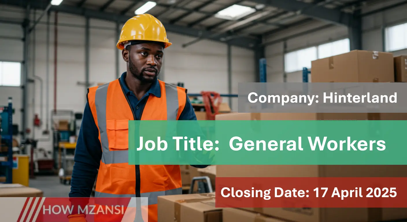 Hinterland Is Hiring Full-Time General Workers (X12 Posts)