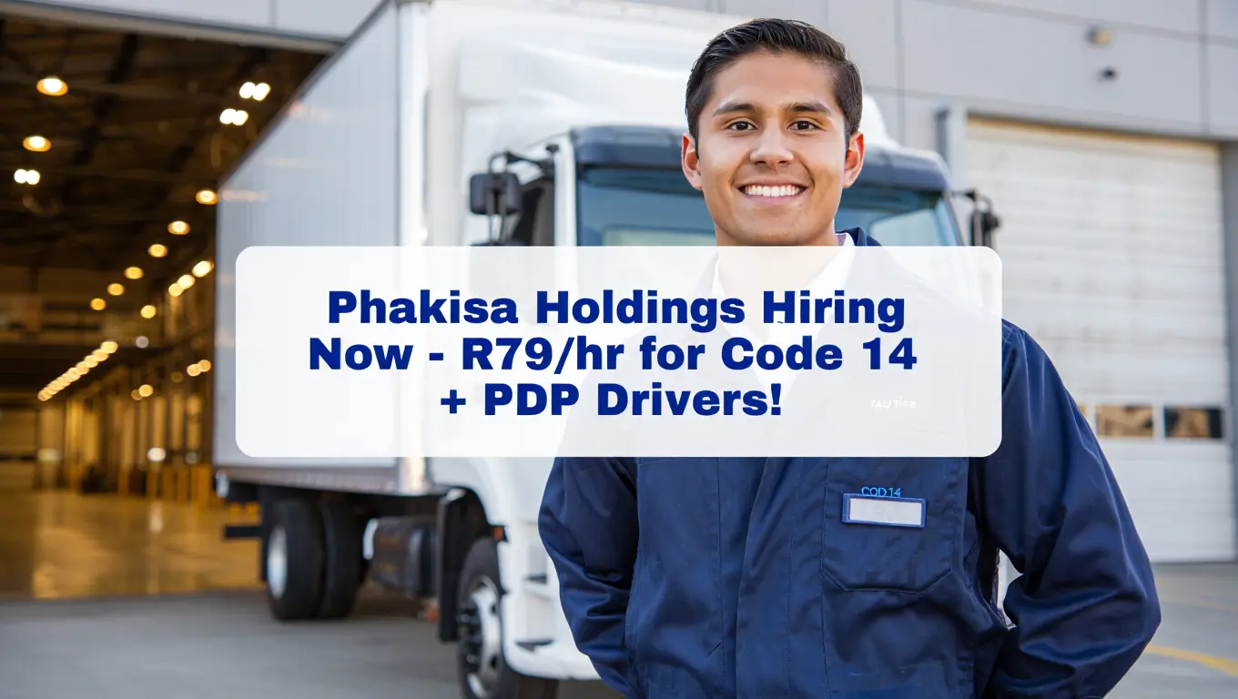 Phakisa Holdings Is Hiring Code 14 + PDP Drivers – Apply Now! 🚛