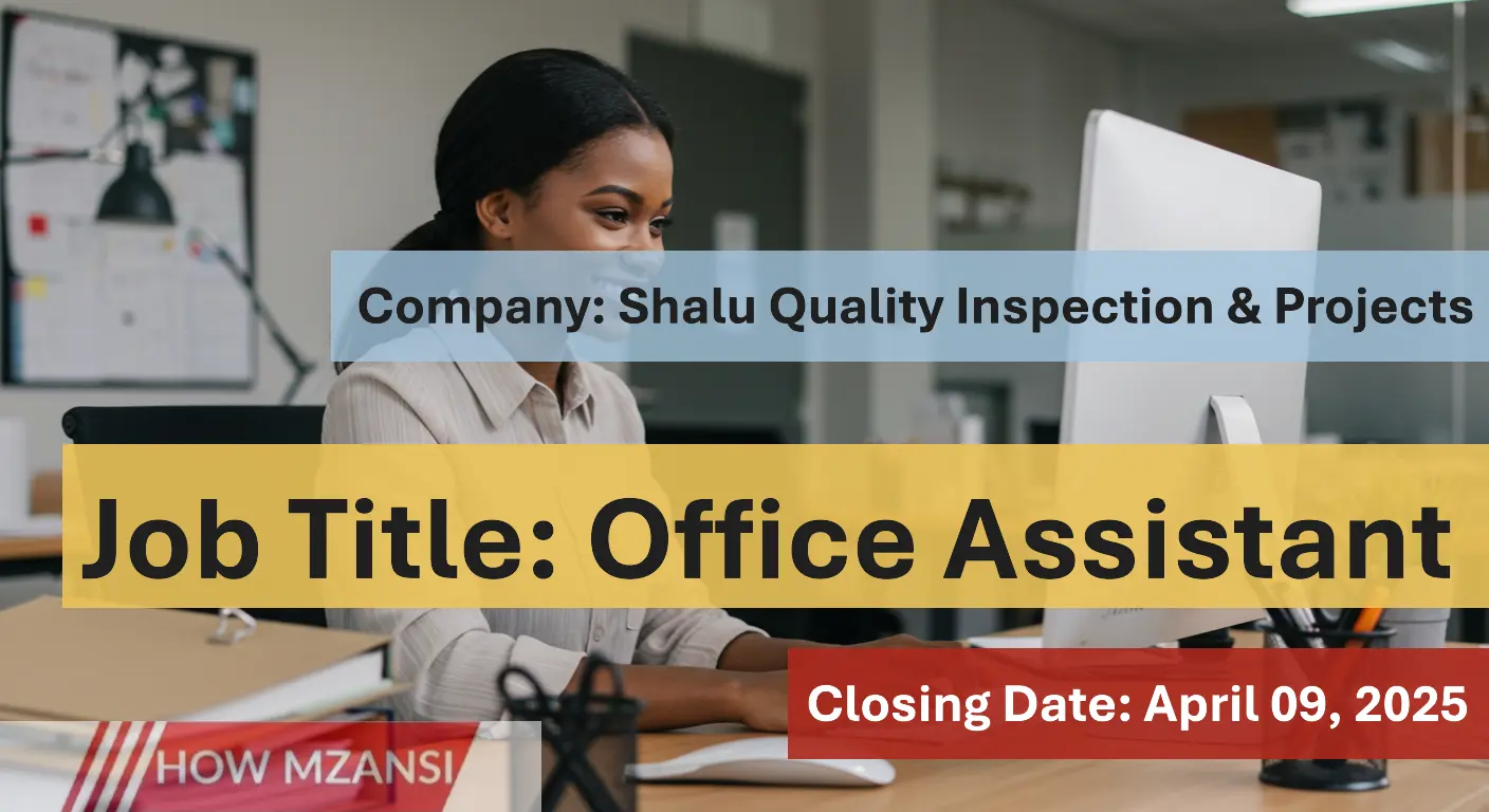 Shalu Quality Inspection & Projects Is Hiring Office Assistants