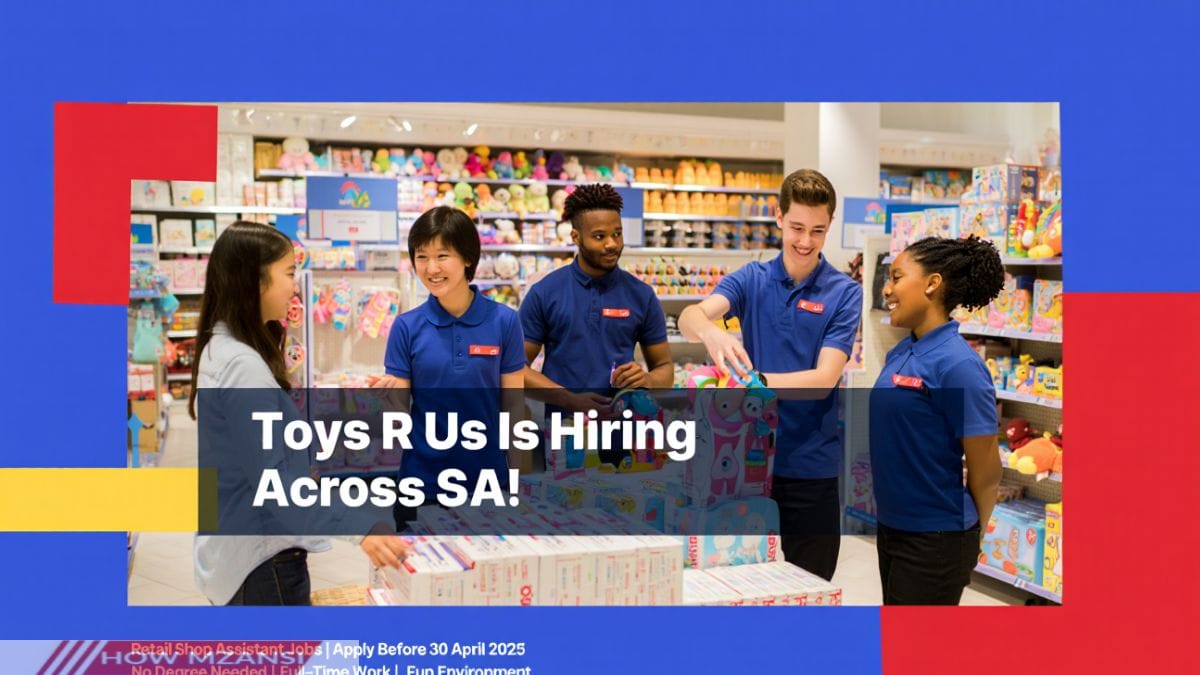 Toys R Us Is Hiring Shop Assistants Across South Africa – No Degree Needed