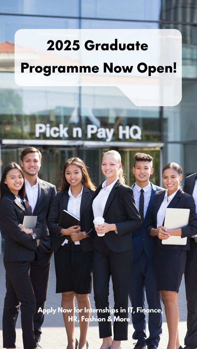 Pick n Pay Is Calling Graduates to Apply for Their 2025 Internship ...