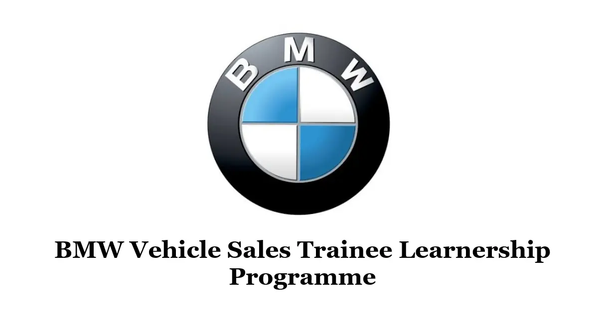 BMW Vehicle Sales Trainee Learnership Programme